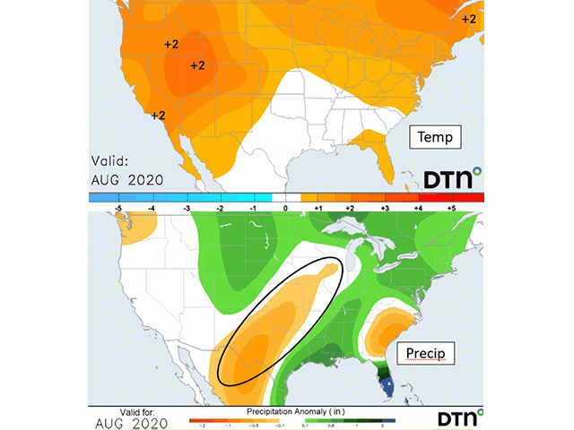 Caution Forms Over August Forecast