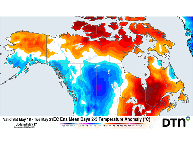 Cold Temperatures Another Weather Factor for Canadian Prairies