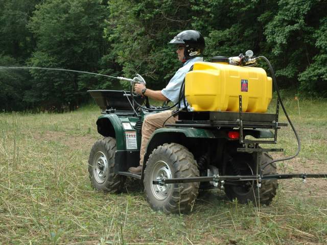 Think Safety When Using Liquid Tanks on ATVs
