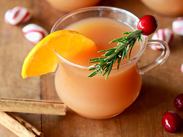 This citrusy, cider drink brings spice to the holiday festivities.