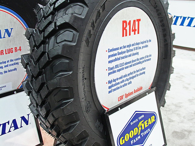 Goodyear "Hybrid" R14T Tire From Titan